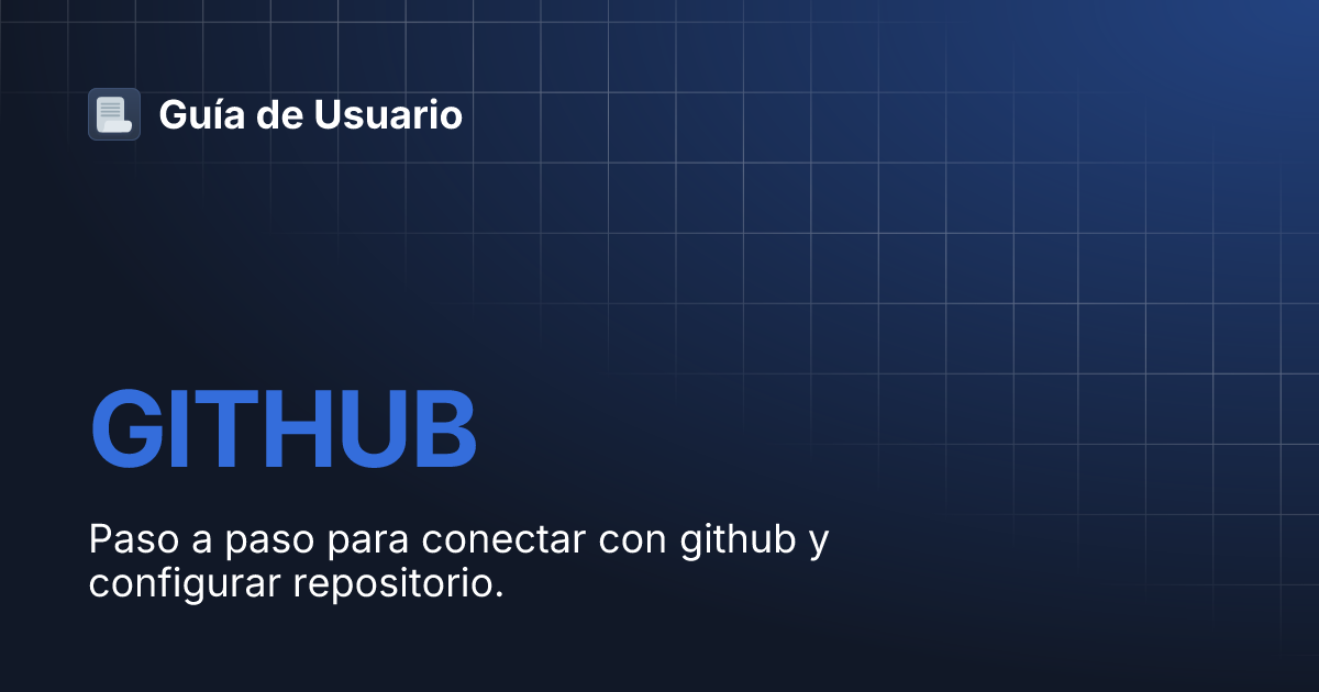 Github Guía De Usuario